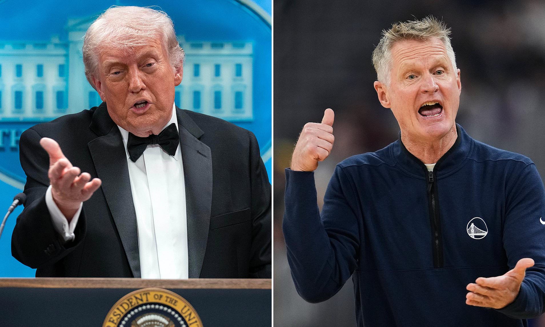 NBA icon Steve Kerr U-turns on brutal Trump criticism after calling ...