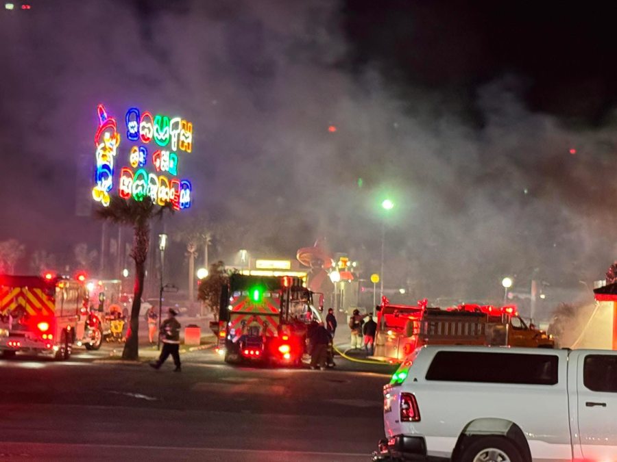 Fire breaks out at South of the Border taco restaurant