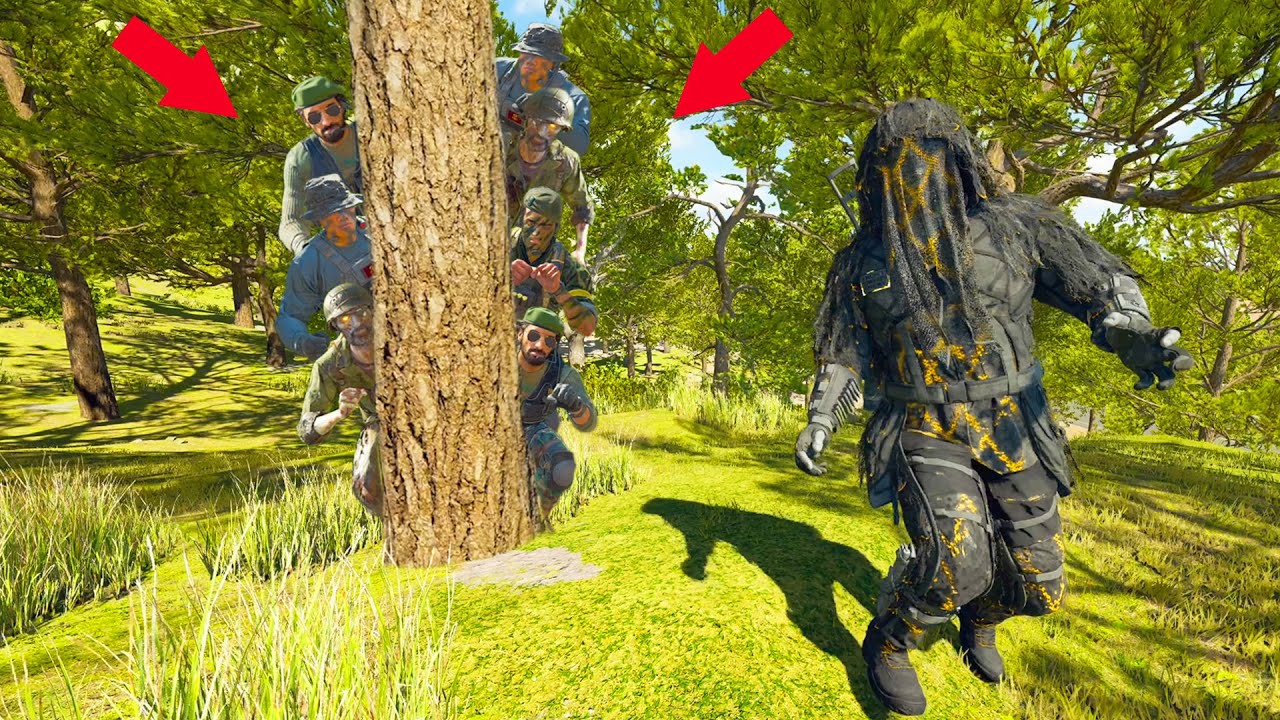 We played hide and seek in the woods on the biggest Black Ops 6 map