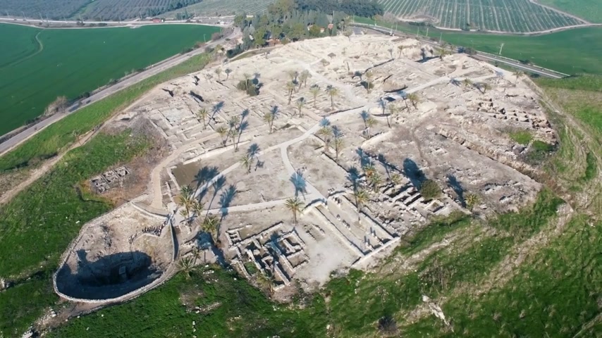 Megiddo, Isreal: Drone Explores the Biblical Site of Armageddon