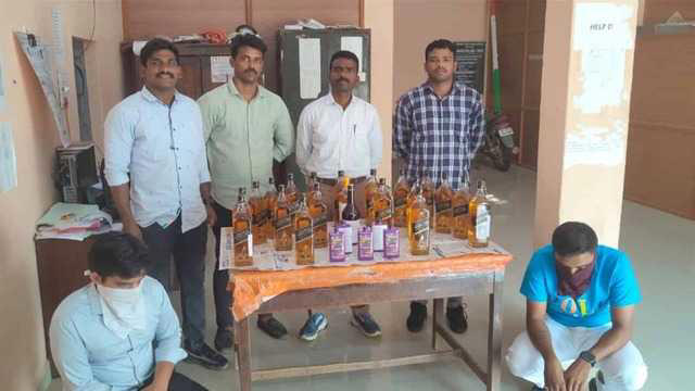 Police seizes 28 illegal liquor in in Rangareddy, Two arrested