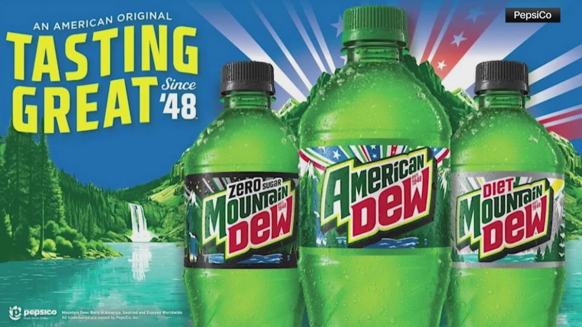 Mountain Dew announces rebrand for America's birthday