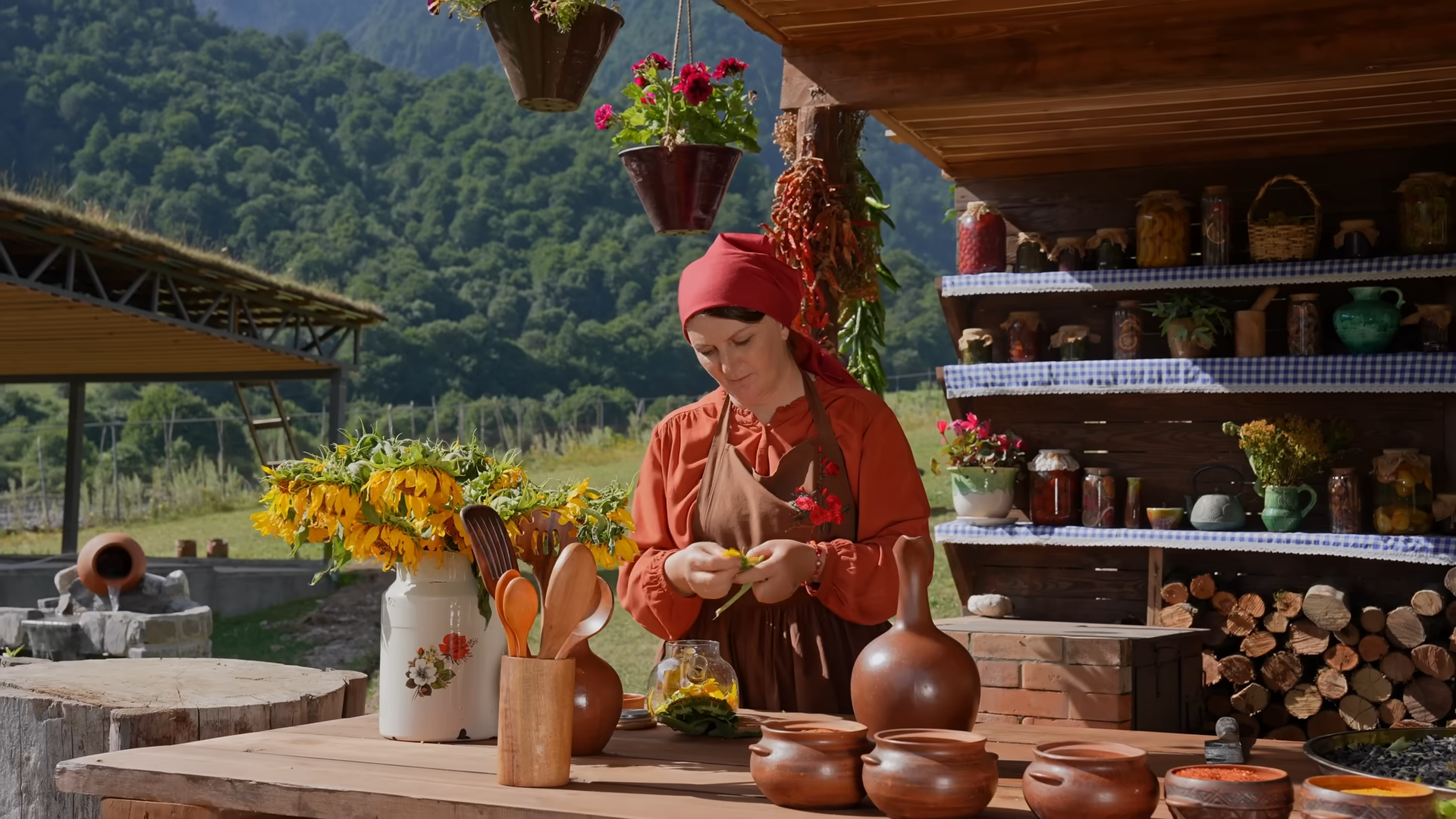 Making pure sunflower oil the traditional way