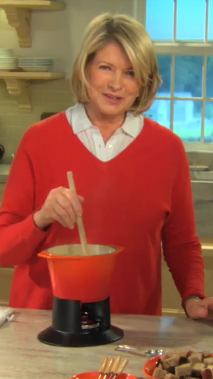 How to make Martha Stewart’s cheese fondue