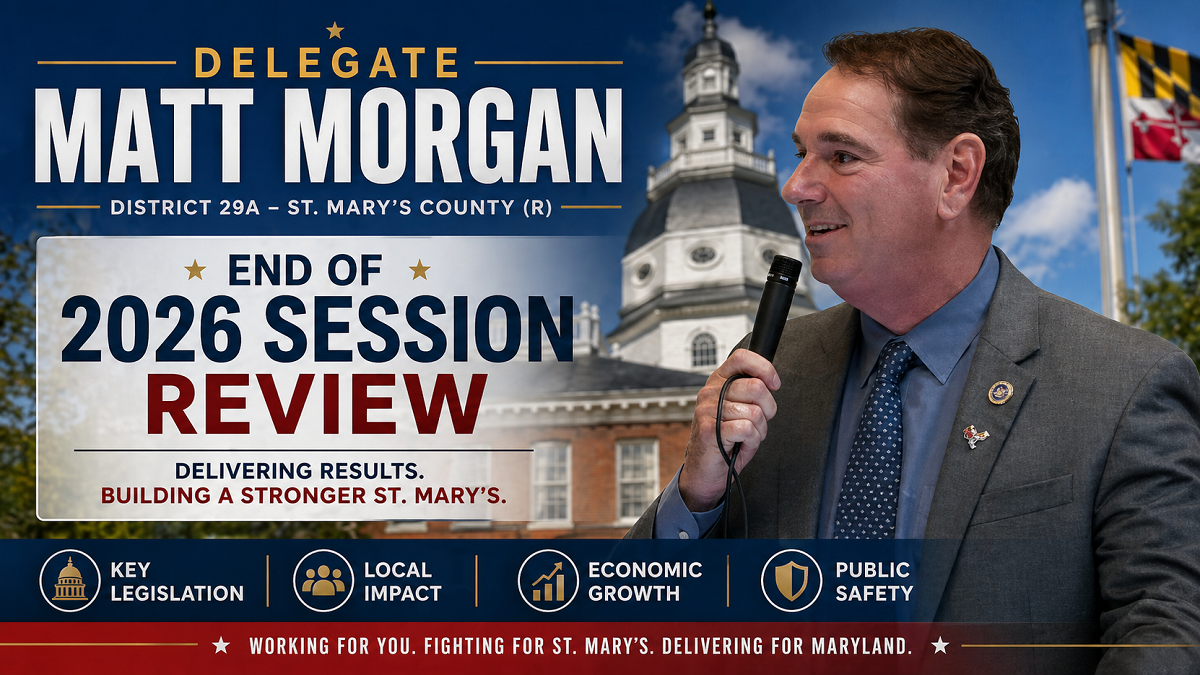 St. Mary's delegate Morgan critiques 2026 session in constituent letter