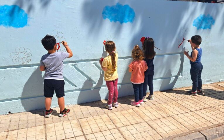 Αναβάθμιση του 3ου Νηπιαγωγείου Γέρακα με τη συμμετοχή γονέων, παιδιών ...