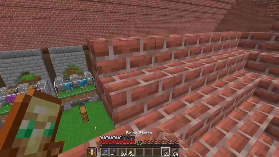 I built a wool factory in Minecraft hardcore