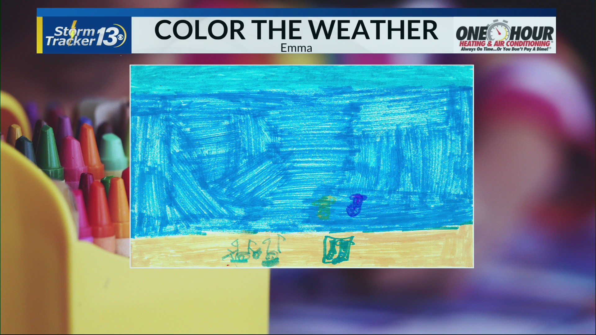 Color the weather: Emma