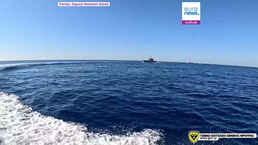 Ismét ciprusi vizeken hajózik a történelmi Kyrenia II, egy ókori hajó ...