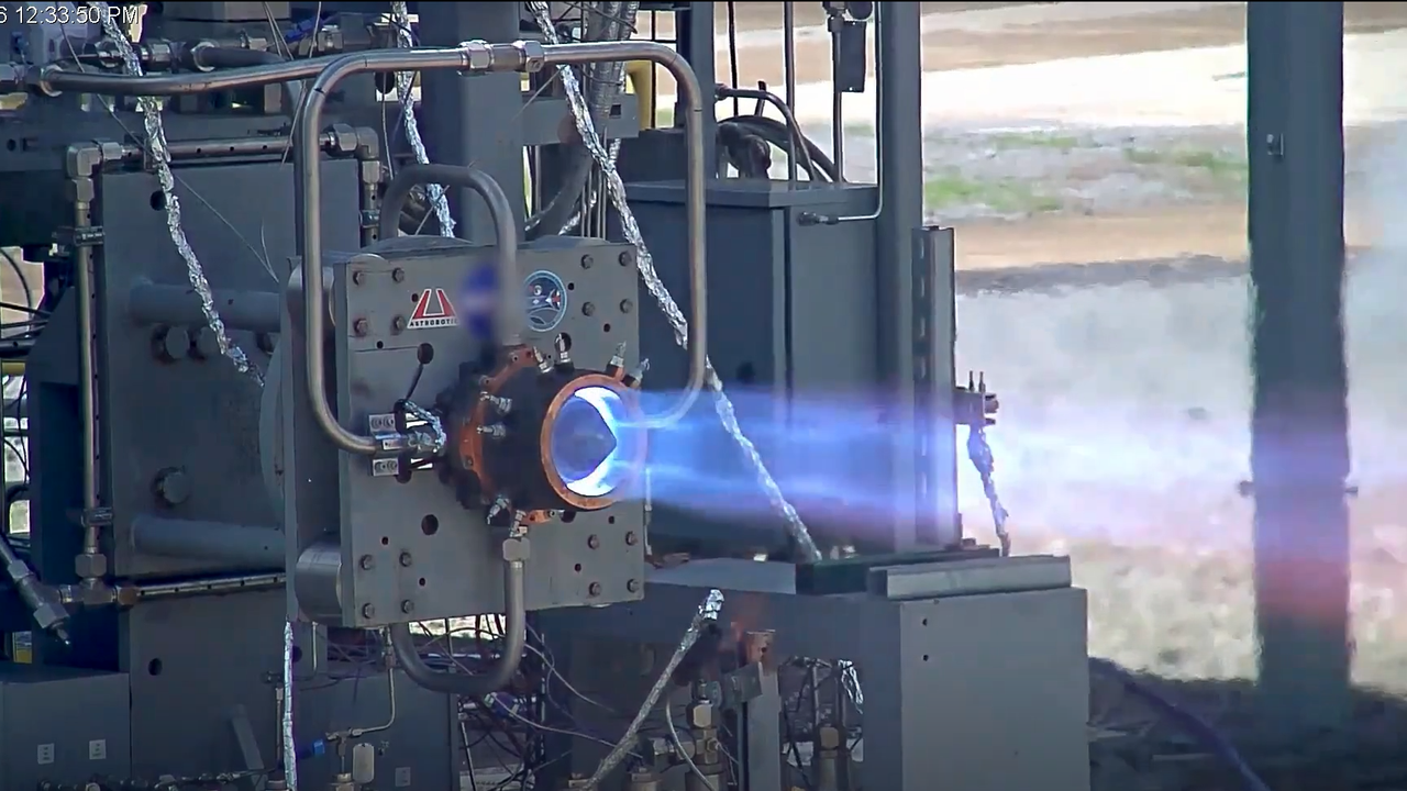 Astrobotic fires next-generation 'rotating detonation rocket engine' in ...