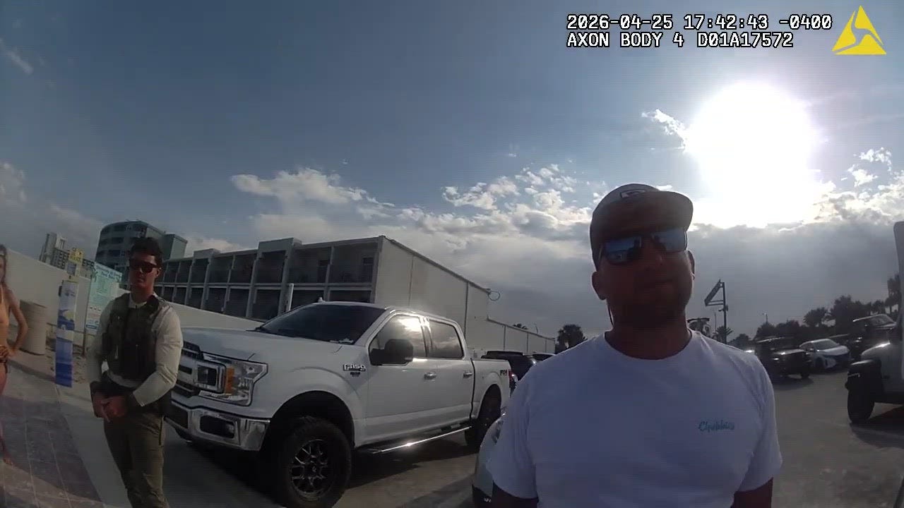 Bodycam: Man arrested after Jeep hits toddler running on Florida beach