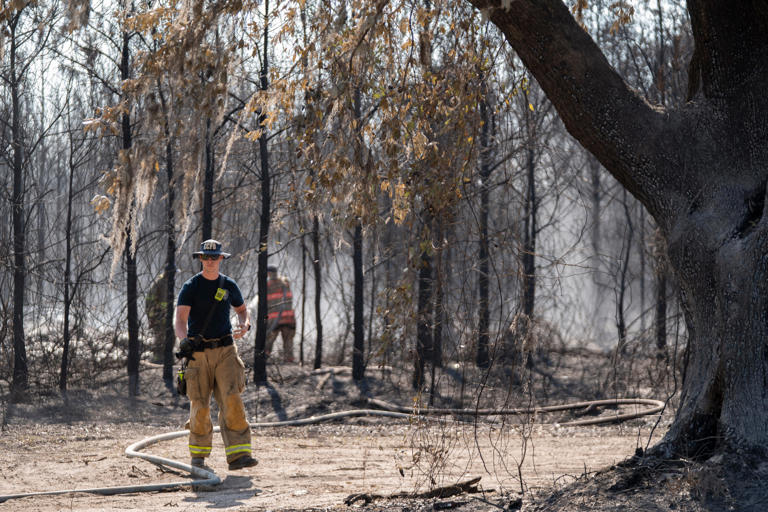 Georgia wildfire doubles in size, mandatory evacuations possible