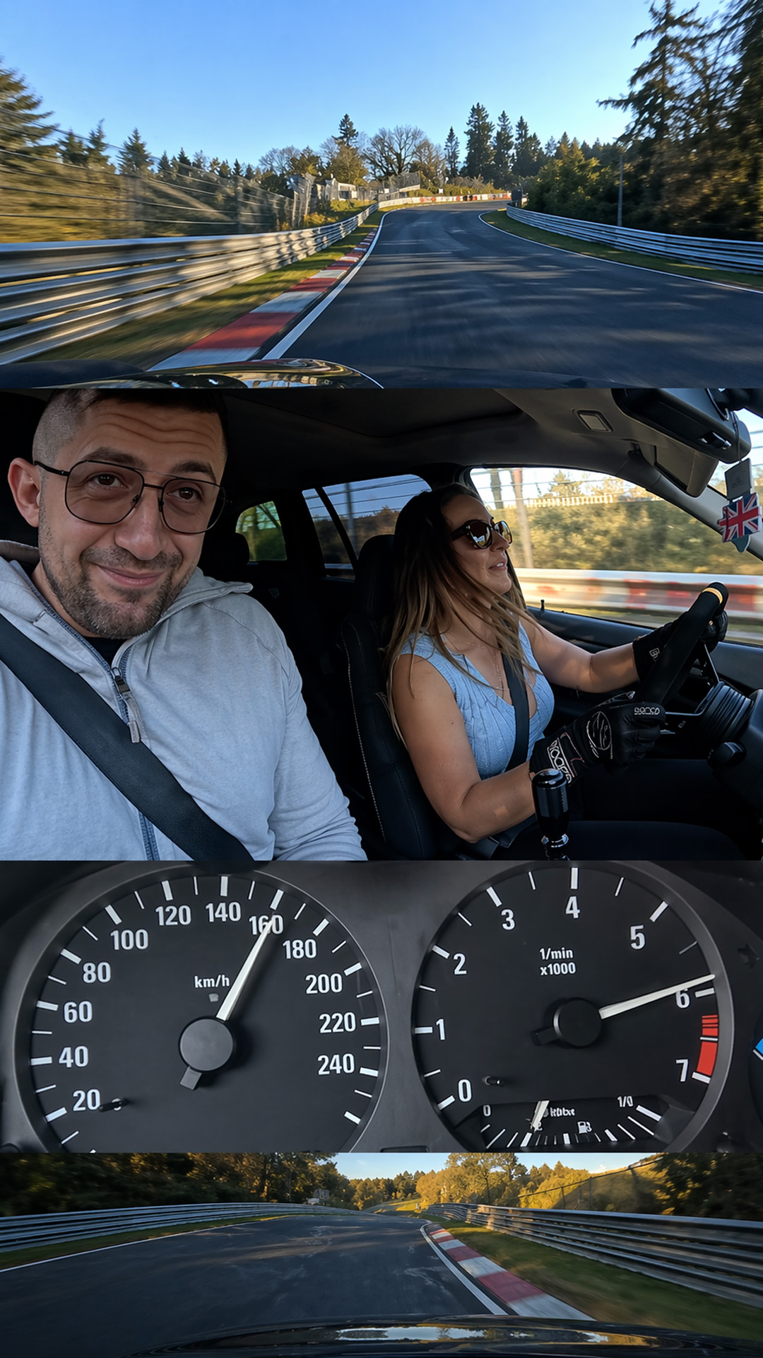 She took over the race track and surprised me