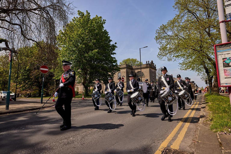 Parade marks St George’s Day in Wakefield