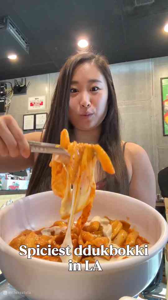 Taking on the spicy challenge at Yup Dduk LA is a rite of passage for ...