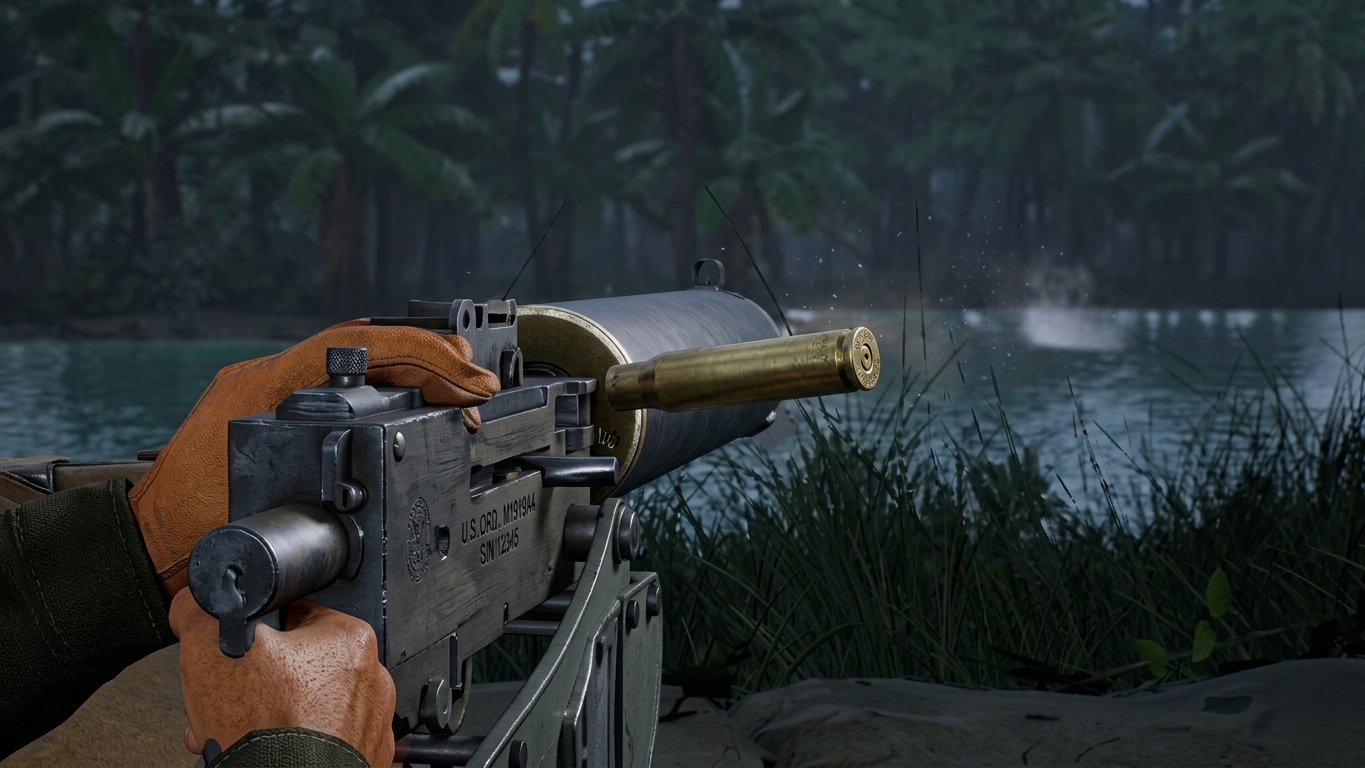 900 soldiers charged across the river - then the machine gun opened fire