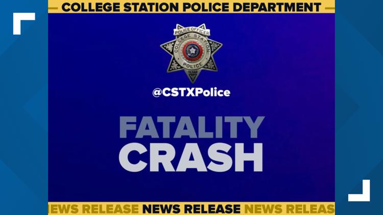 Fatal crash closes Raymond Stotzer Parkway in College Station