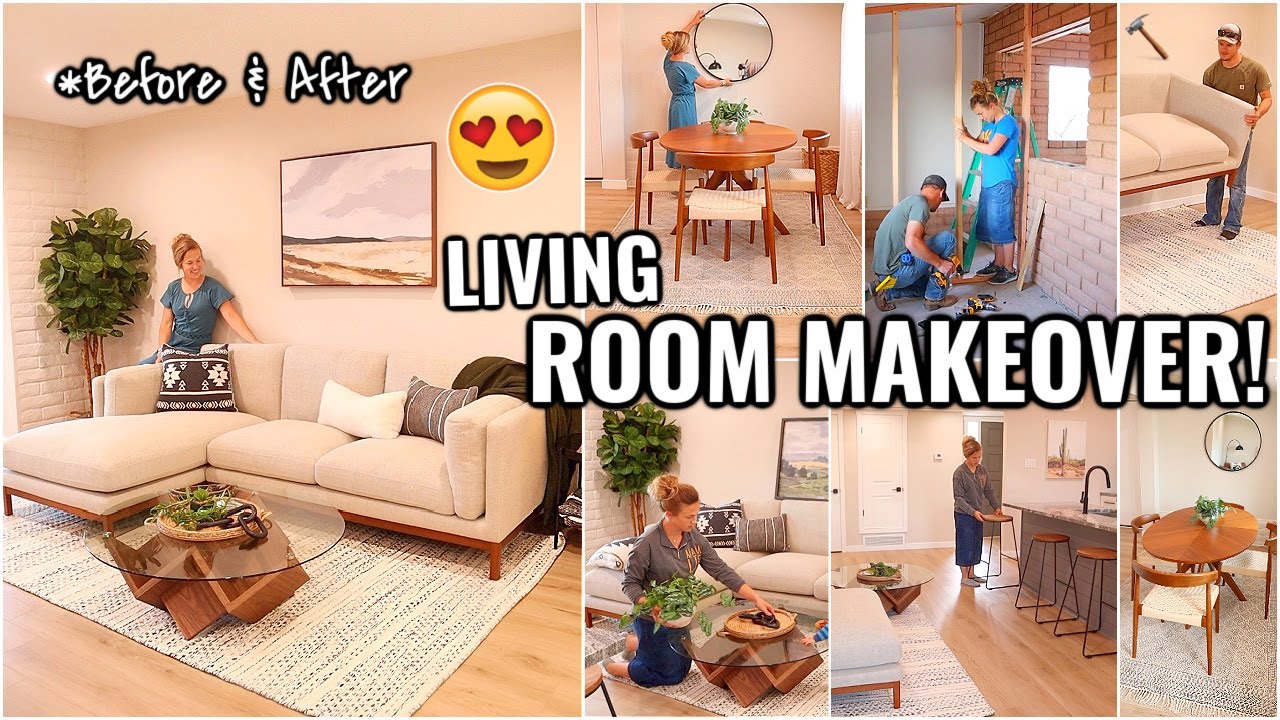 Complete living room transformation