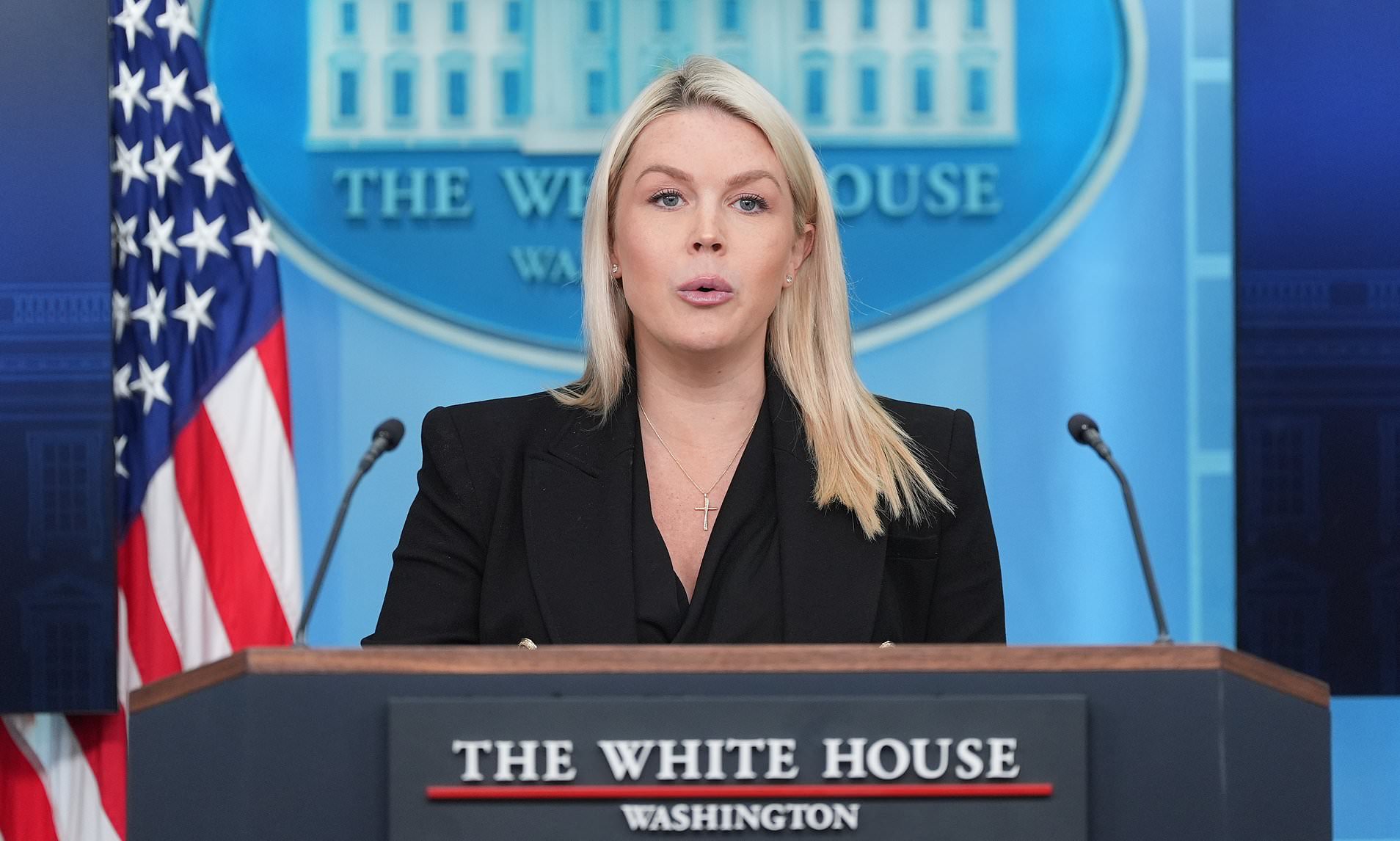 Karoline Leavitt blames Democrats for 'inspiring violence' against ...