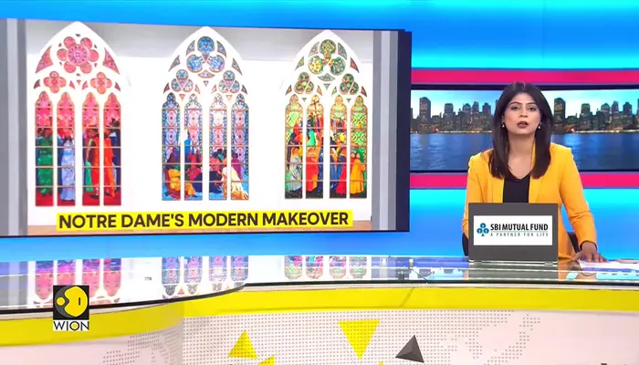 Modern makeover sparks row at Notre-Dame Cathedral as Emmanuel Macron ...