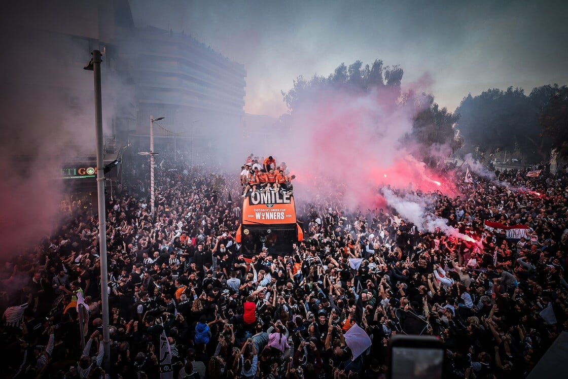 Ο ΟΦΗ κυπελλούχος Ελλάδας μετά από 39 χρόνια: Πανηγυρισμοί στο Ηράκλειο