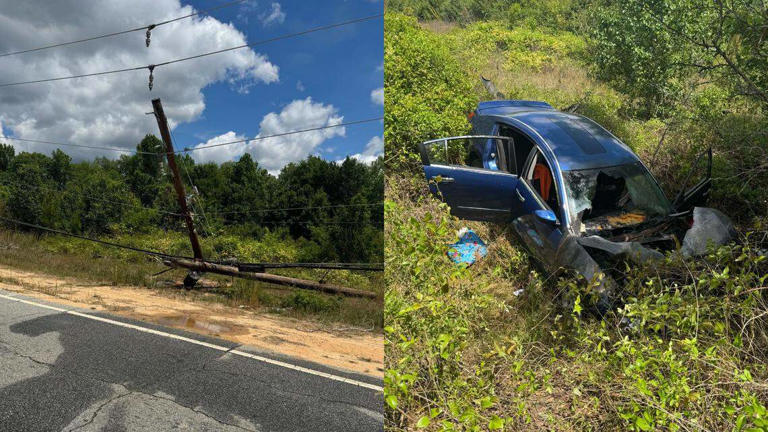 Woman, 53, dies in single-vehicle crash on Harrison Road in Macon
