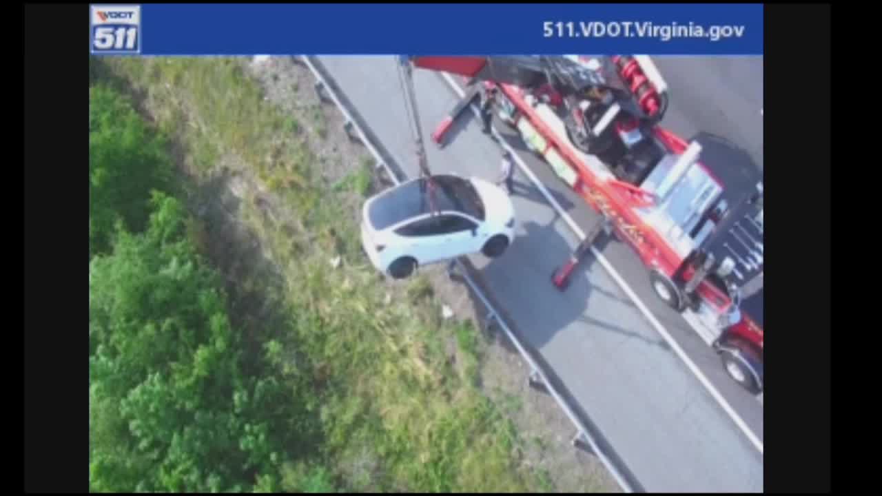 Tesla accident near Bowers Hill Interchange under investigation