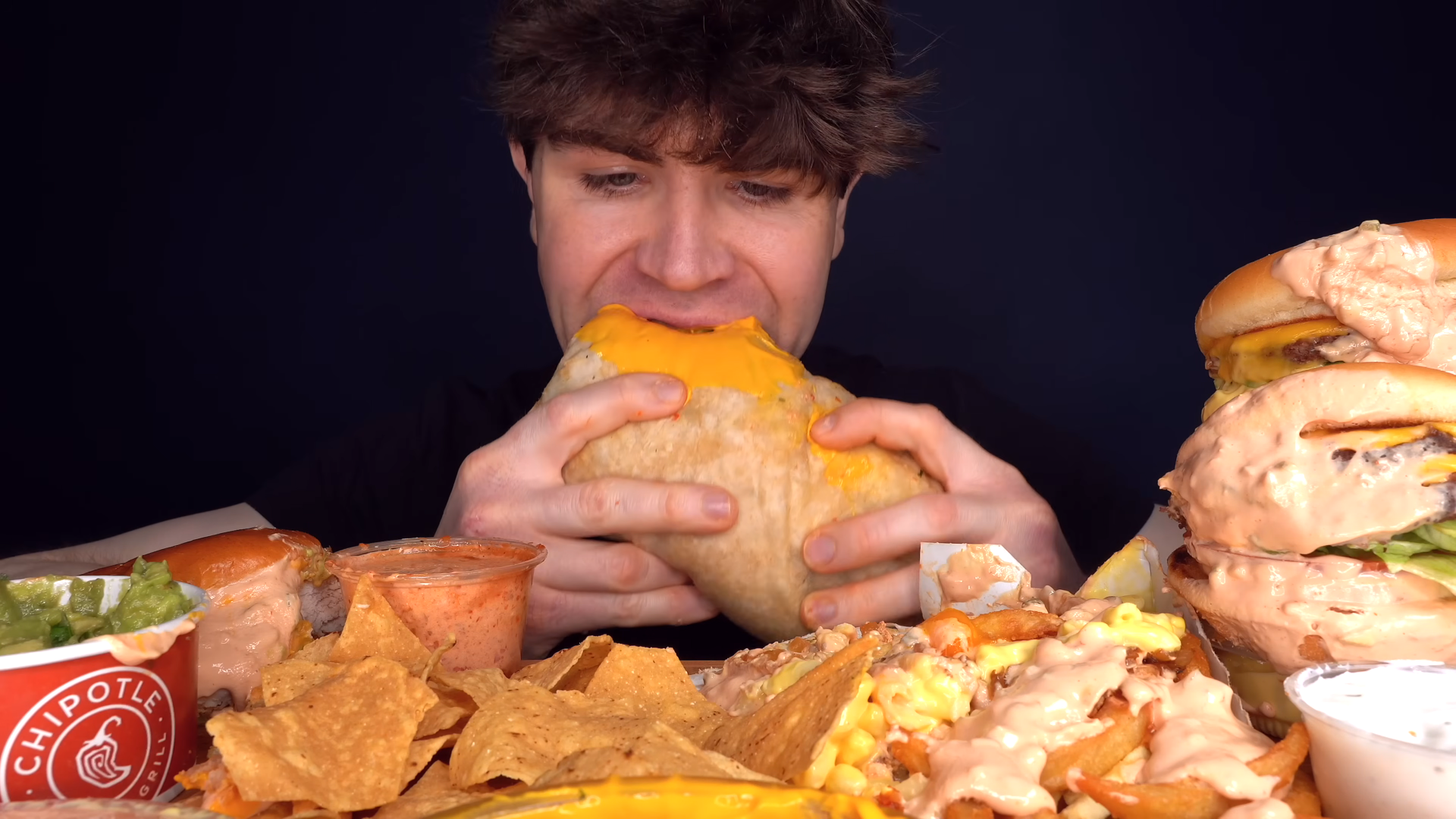 Man vs. mega burrito