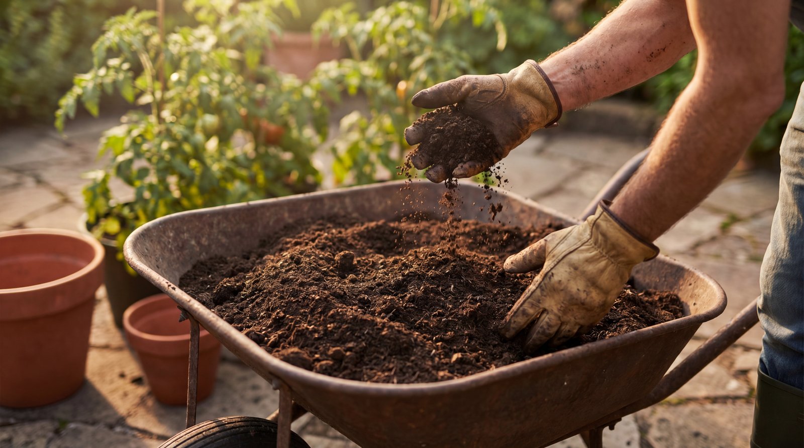 The simple 5-part soil recipe for a thriving container garden