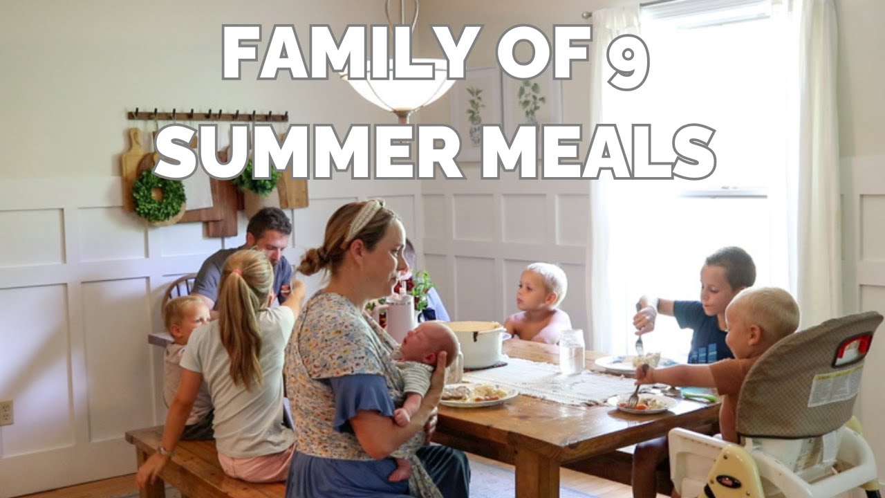 Our summer meal plan