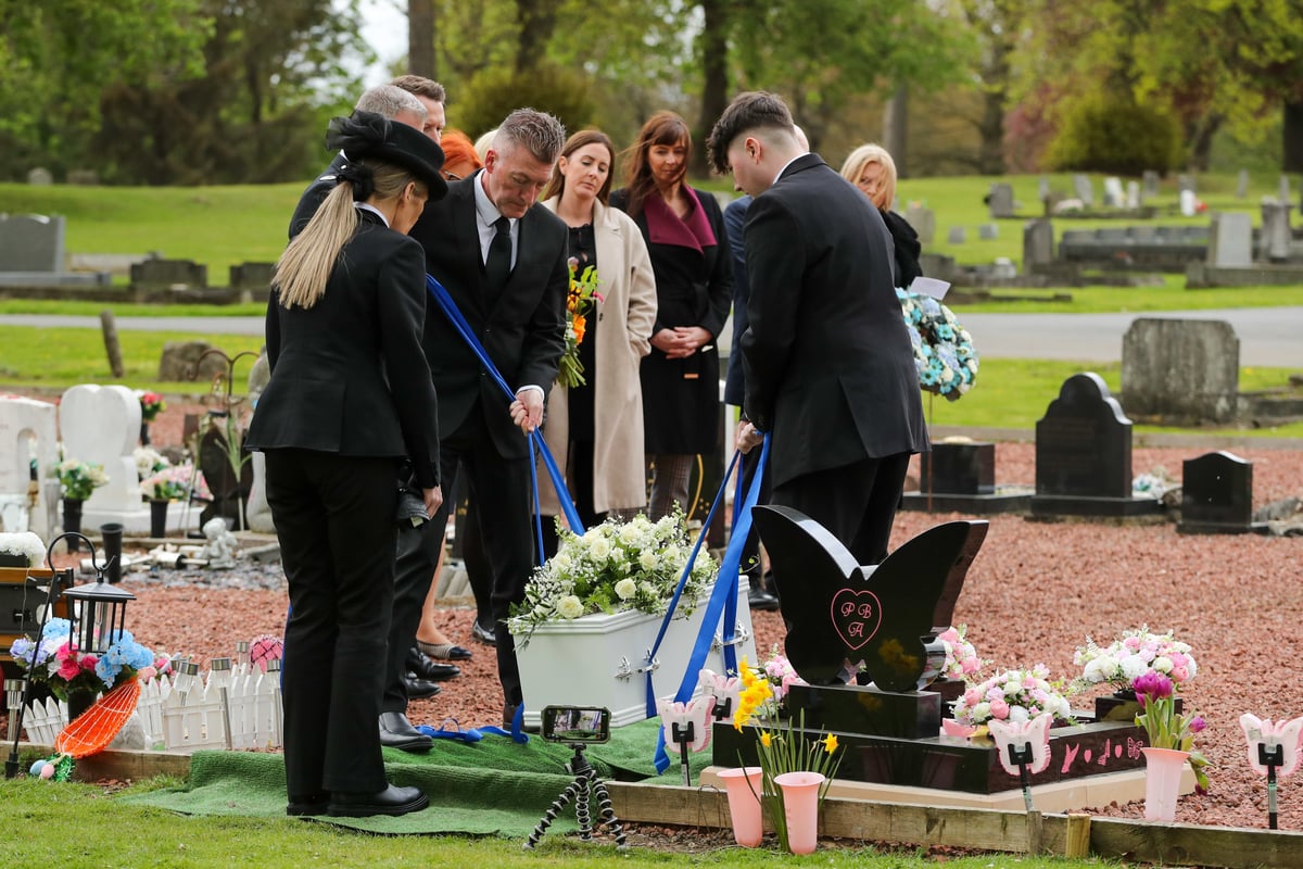 Funeral held for baby whose remains were found wrapped in a newspaper ...