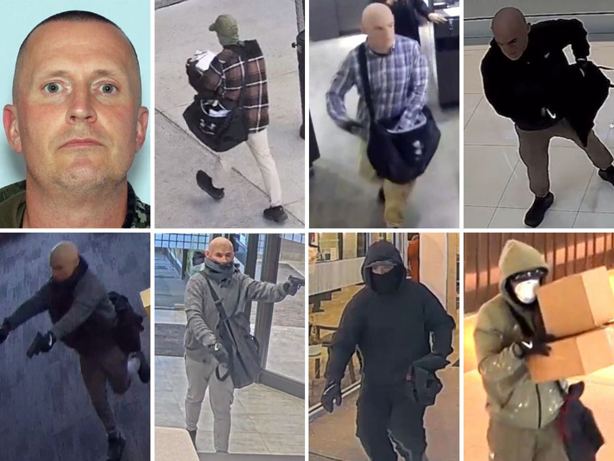 He allegedly committed at least 6 heists and is still at large. Today ...