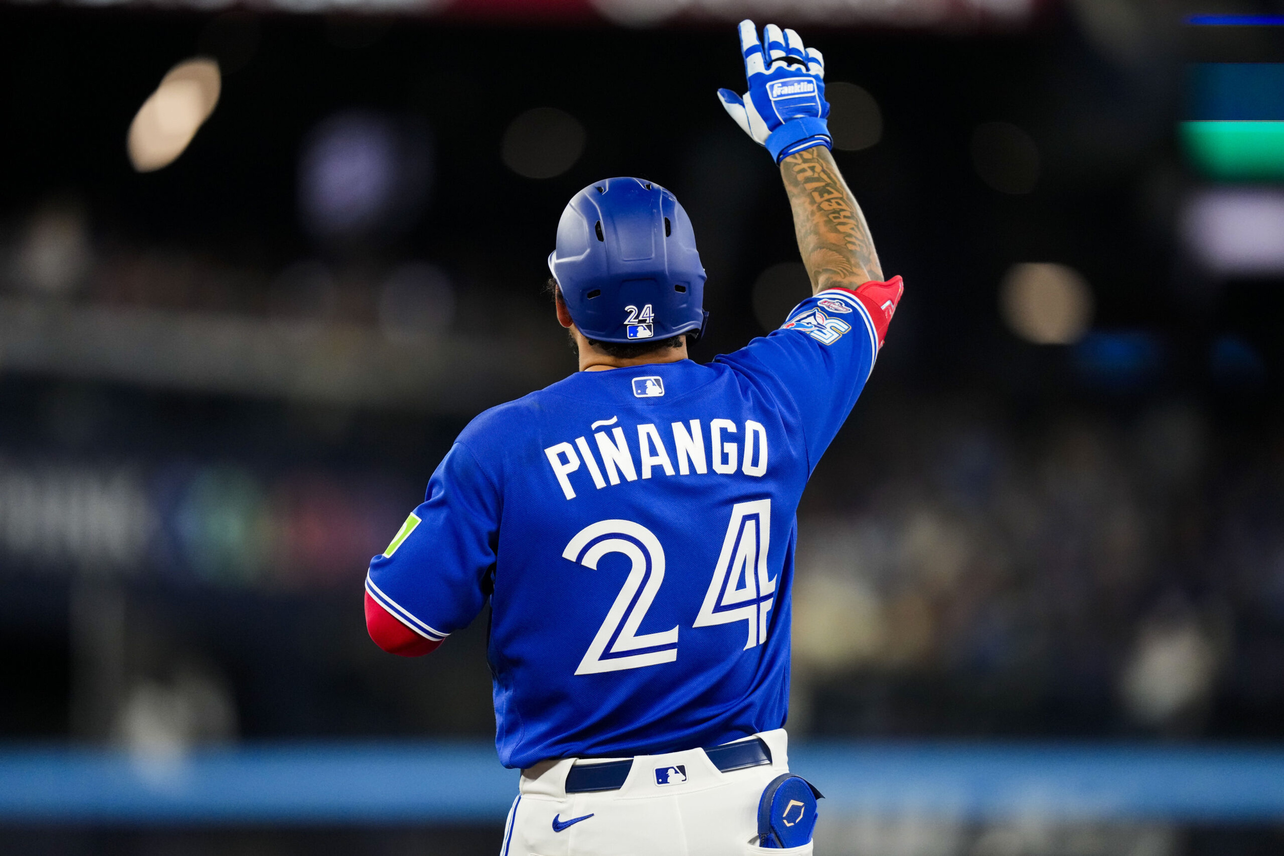 Watch: Blue Jays outfielder Yohendrick Piñango hits first career home run