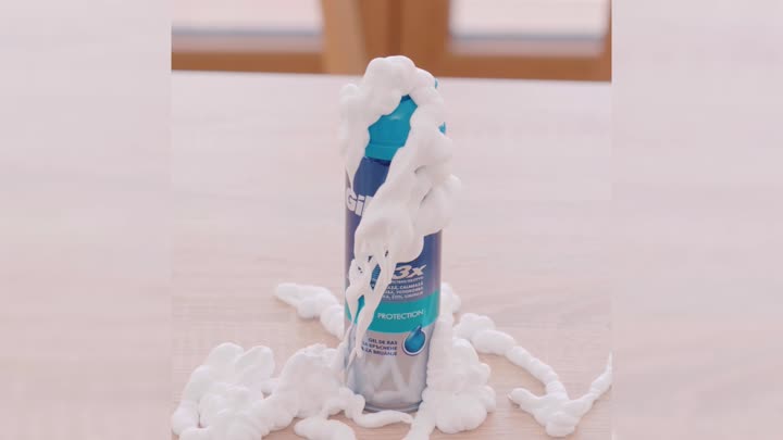 Soyez créatif avec la mousse à raser