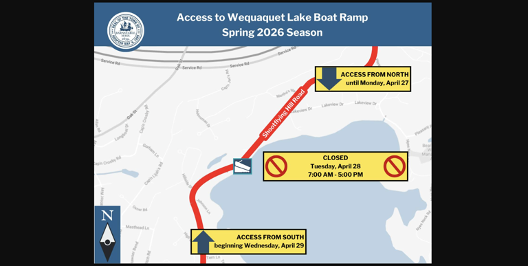Barnstable sewer work disrupts boat ramp access: Daily breakdown & detours