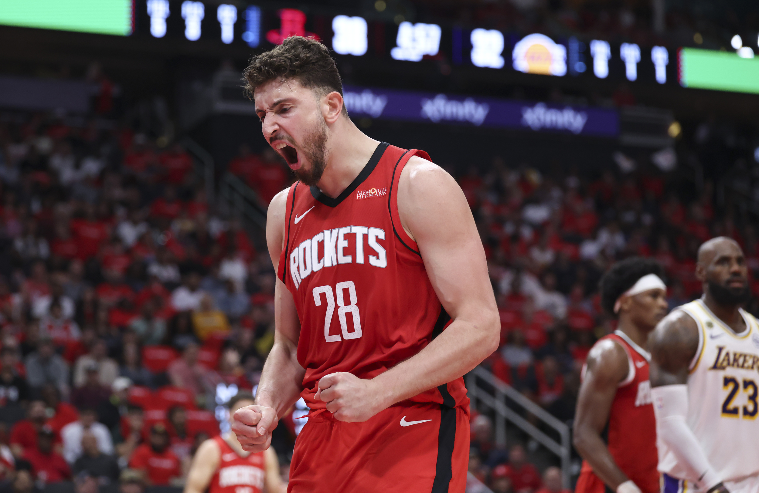 Alperen Sengun, Ime Udoka question Deandre Ayton ejection as Rockets ...