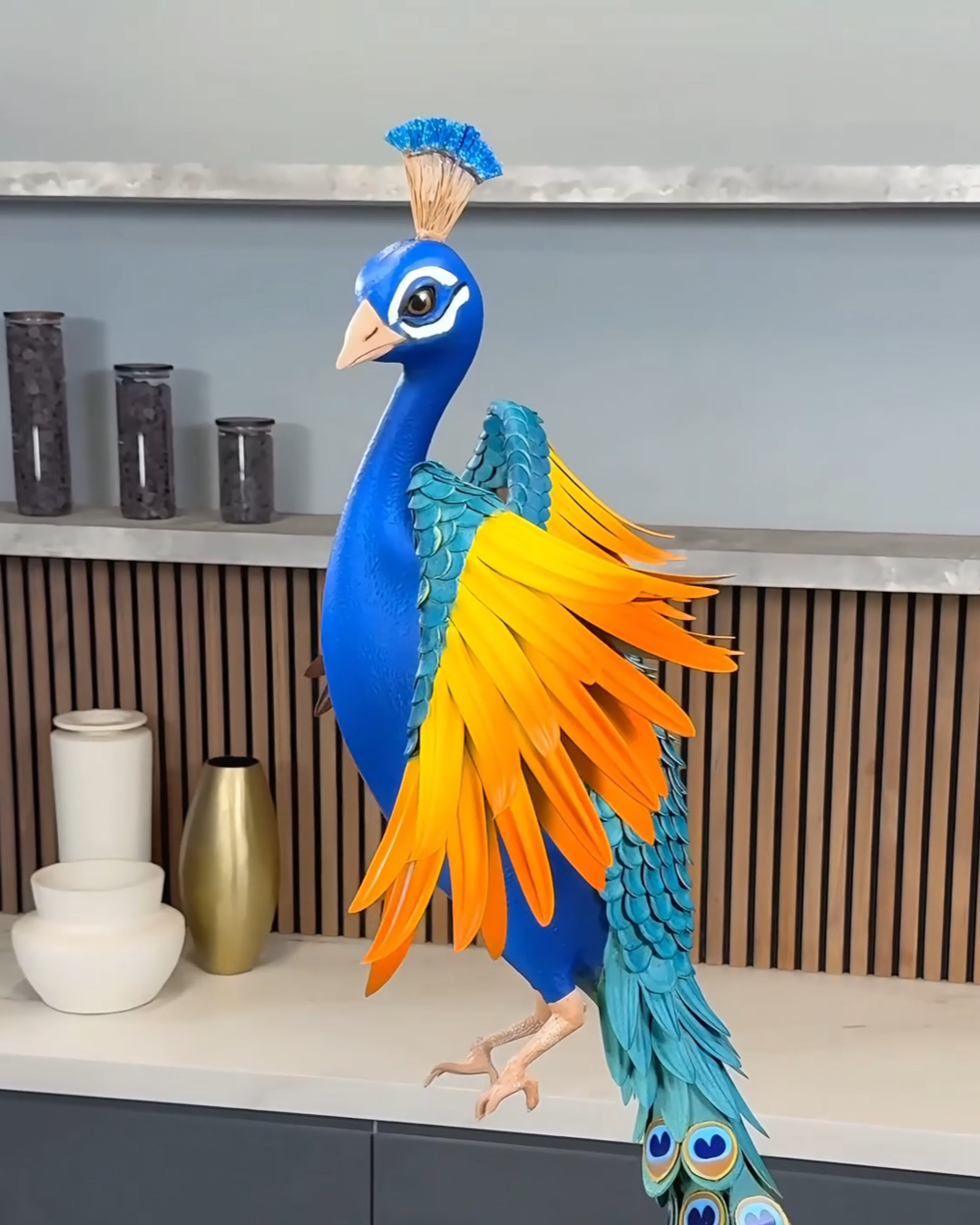 I turned a peacock into chocolate!