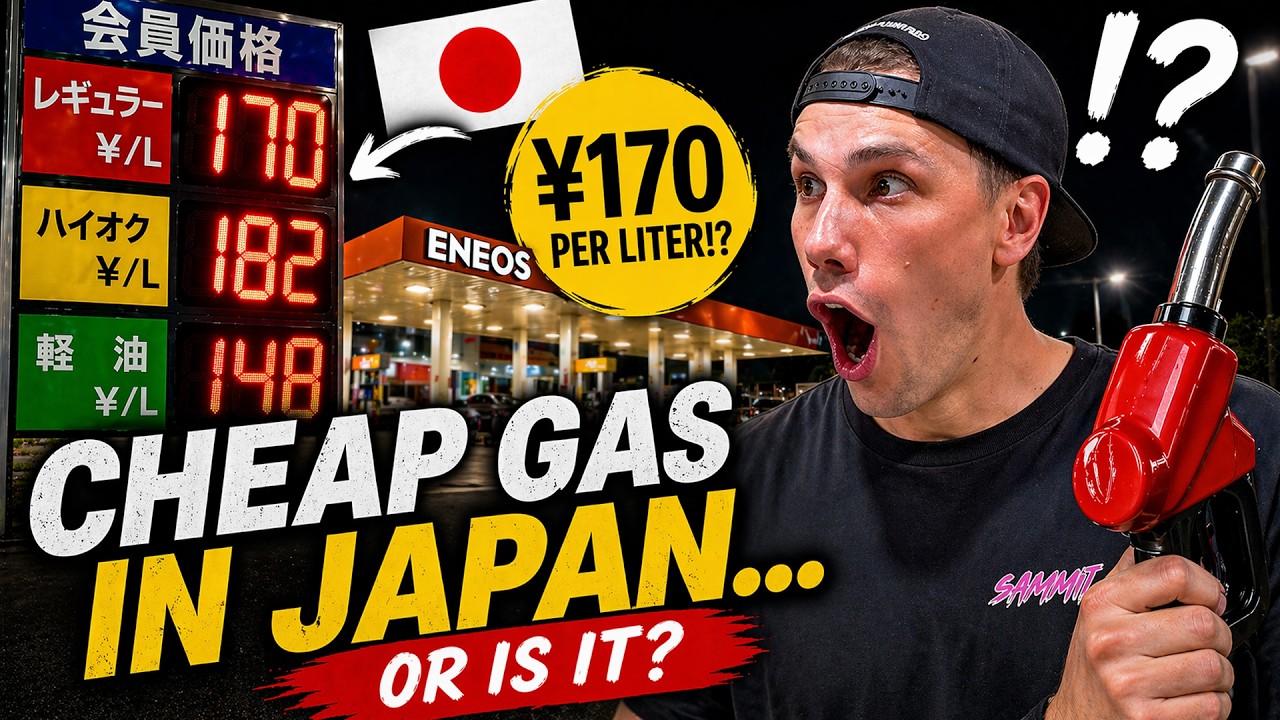 Why is Gas in Japan is SO CHEAP… (or is it?)