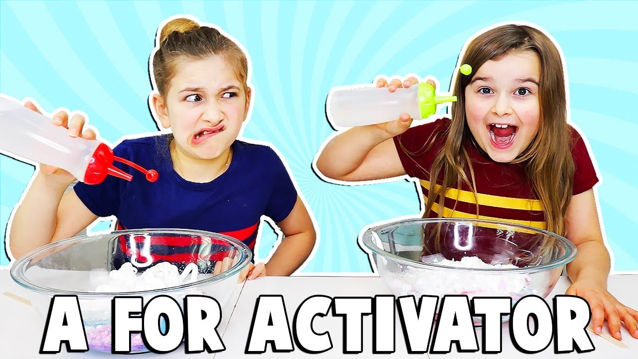 Making slime in alphabetical order! JKrew