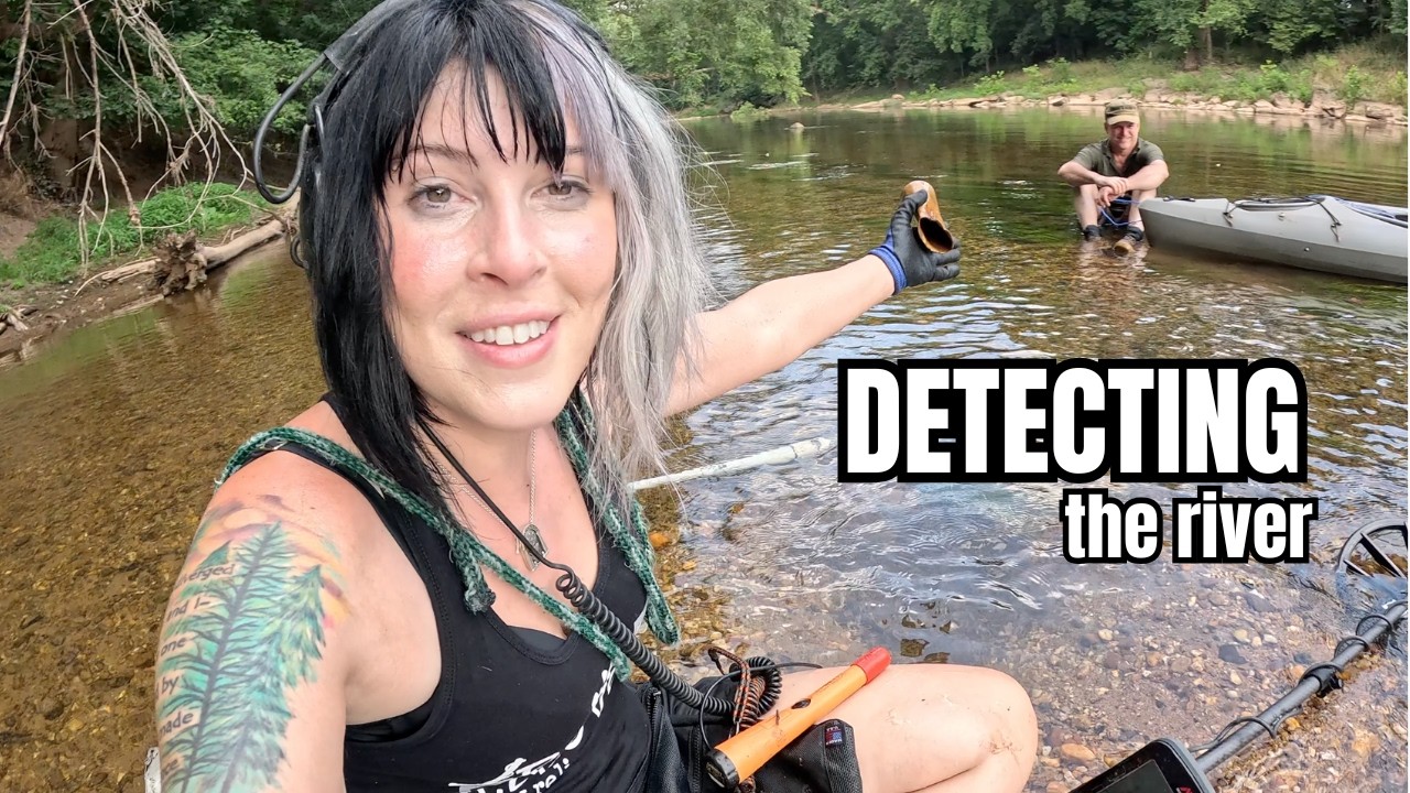 Metal detector failure almost ruins my river searching trip