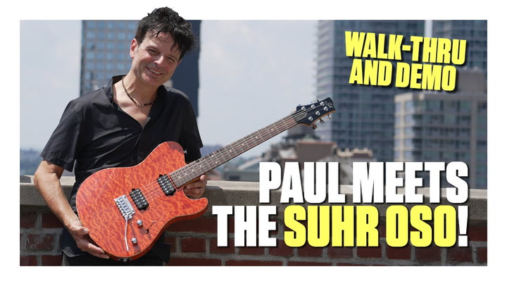Suhr Oso short-scale electric guitar — walk-through and demo
