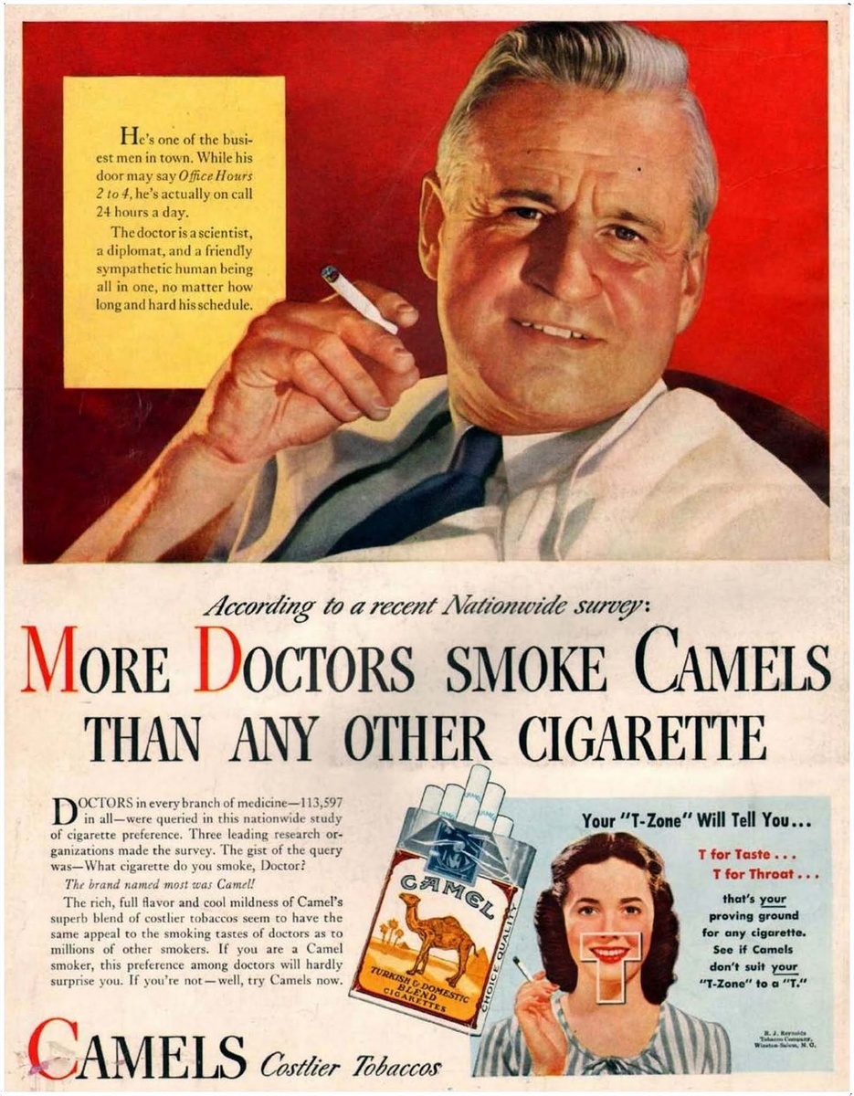 These vintage ads that would cause a scandal today