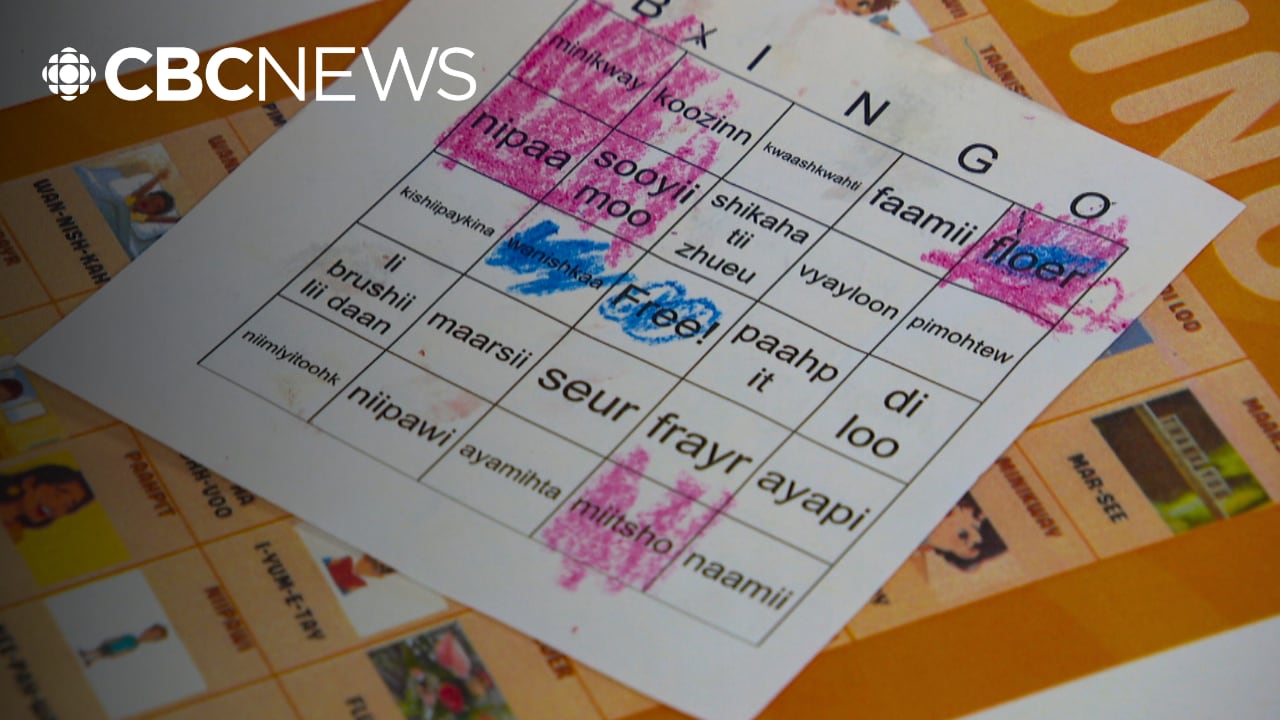 What’s the word for fun? Regina school hosts Michif bingo night