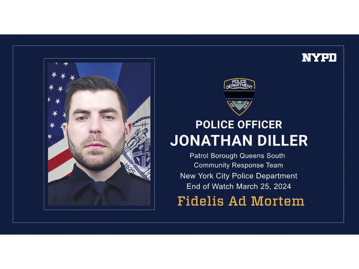 Shooter who killed NYPD officer Jonathan Diller gets 115 years to life ...