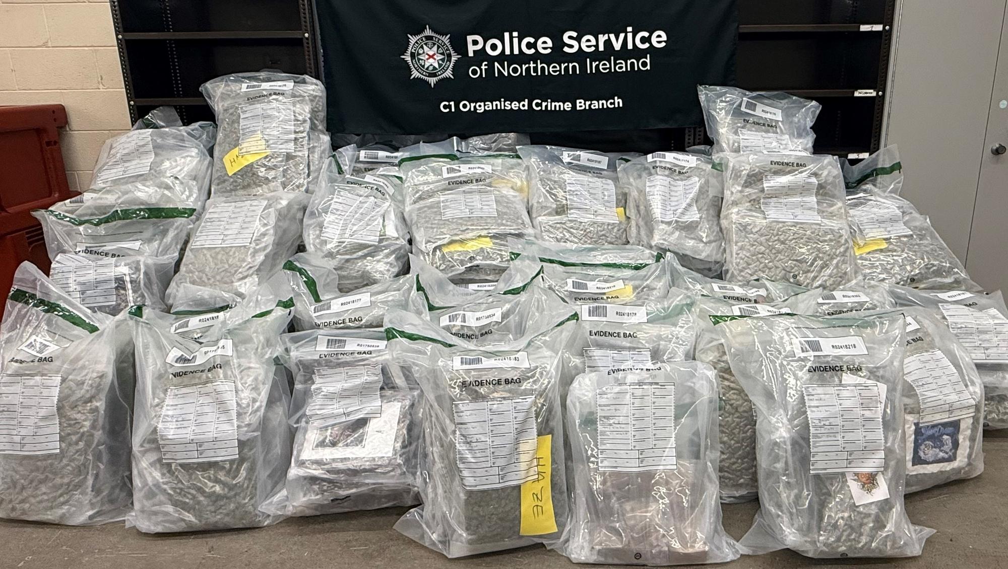 Police uncover £4m drug haul at Larne Port saying: 'Those who think ...