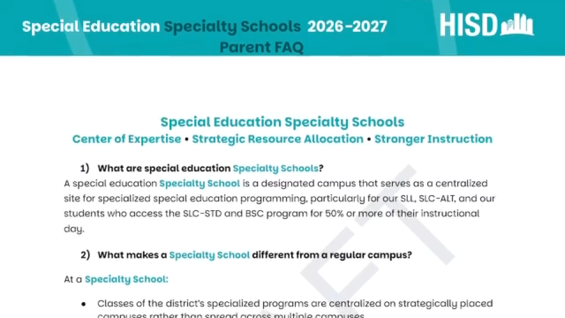 HISD draft documents obtained by ABC13 propose major changes for ...