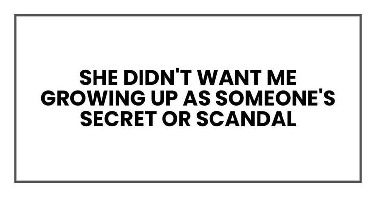 After my mother’s death, I found secret letters she never wanted me to see