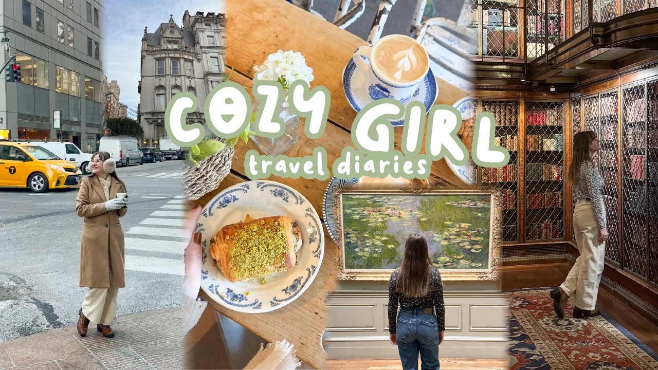 NYC: Cozy girl style | Cozy things to do in NYC travel vlog
