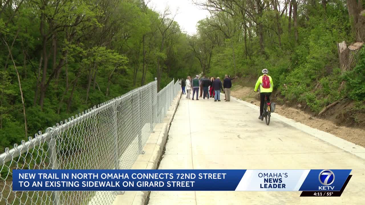 Abandoned rail line becomes new North Omaha trail connection