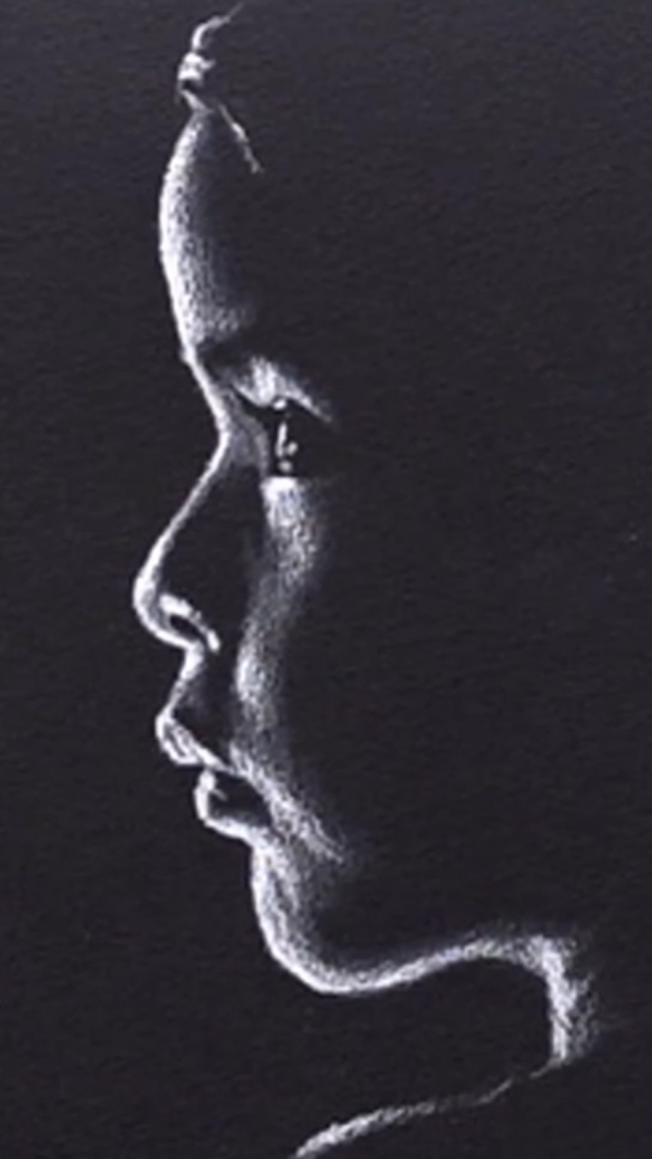 Amazing little girl face drawing with realistic features